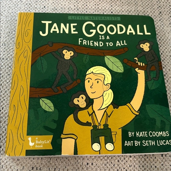 Kate Coombs | Other | Little Naturalists Jane Goodall Is A Friend To ...